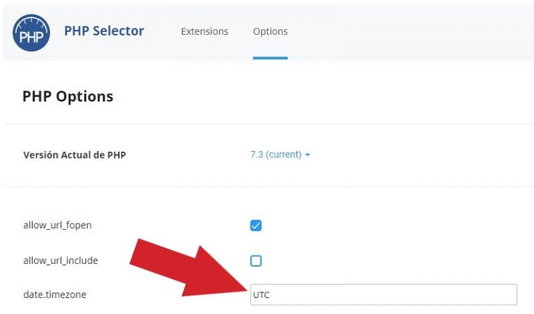 Cambiar la zona horaria de PHP desde cPanel - AtresHost | Hosting, Reseller, Dominios