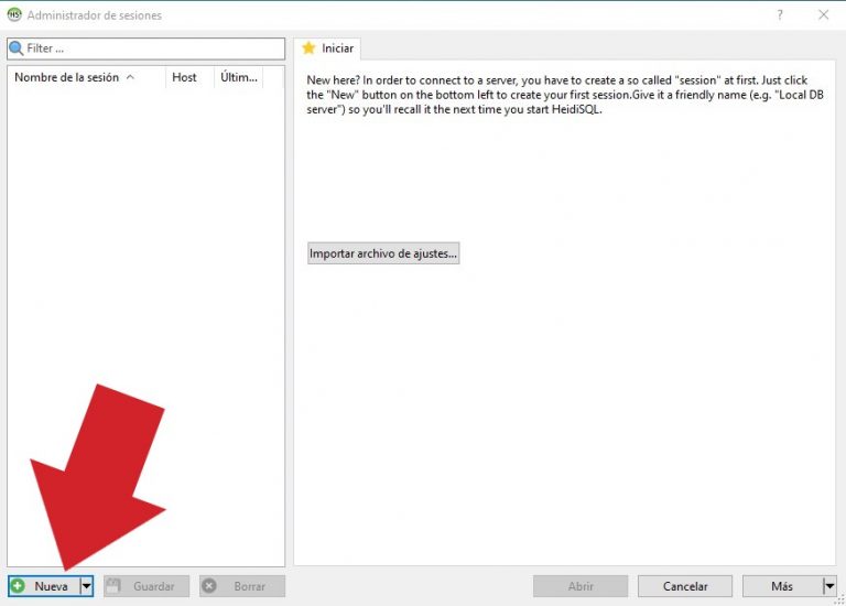 Cómo conectarte a una base de datos MySQL con HeidiSQL - AtresHost ...
